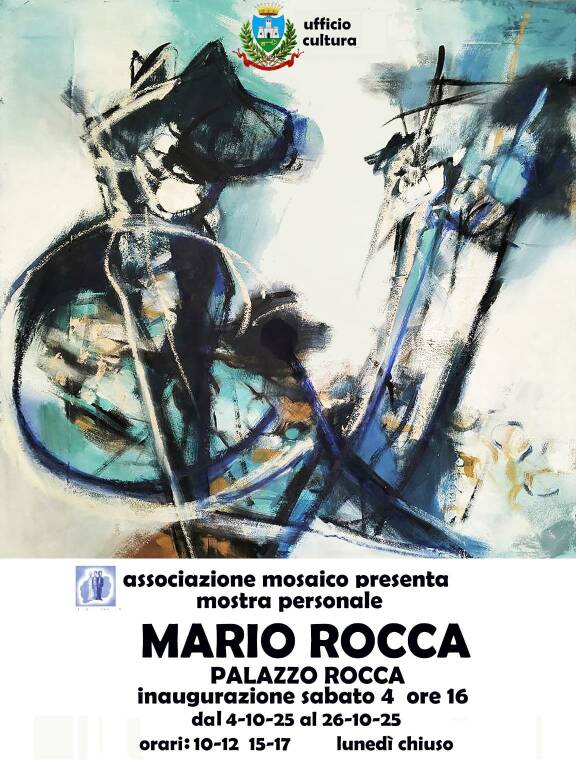 Chiavari: il pittore Mario Rocca in mostra dal 4 al 26 ottobre