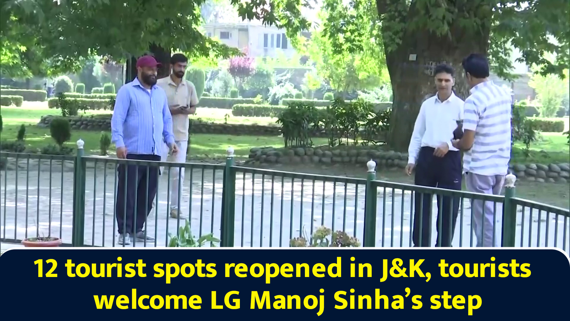 12 tourist spots reopened in J&K, tourists welcome LG Manoj Sinha’s step