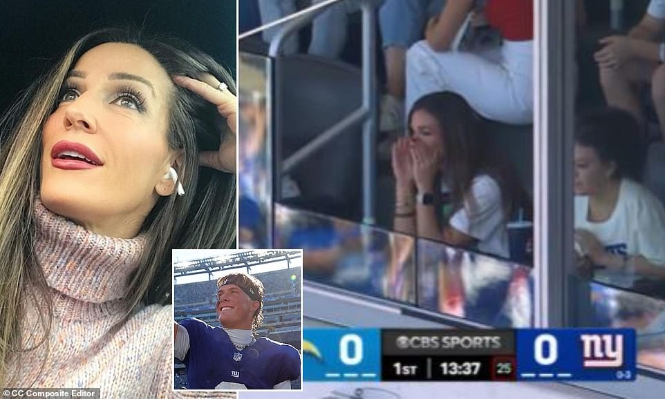 NFL fans go wild for Jaxson Dart's mom as Giants rookie wins on debut