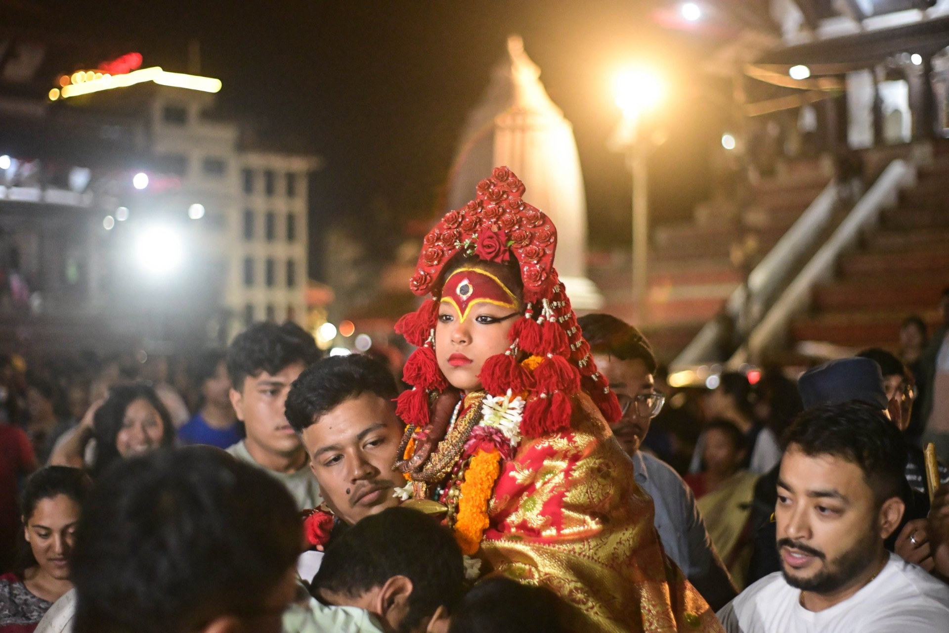 Girl, 2, chosen as new 'living goddess' after test