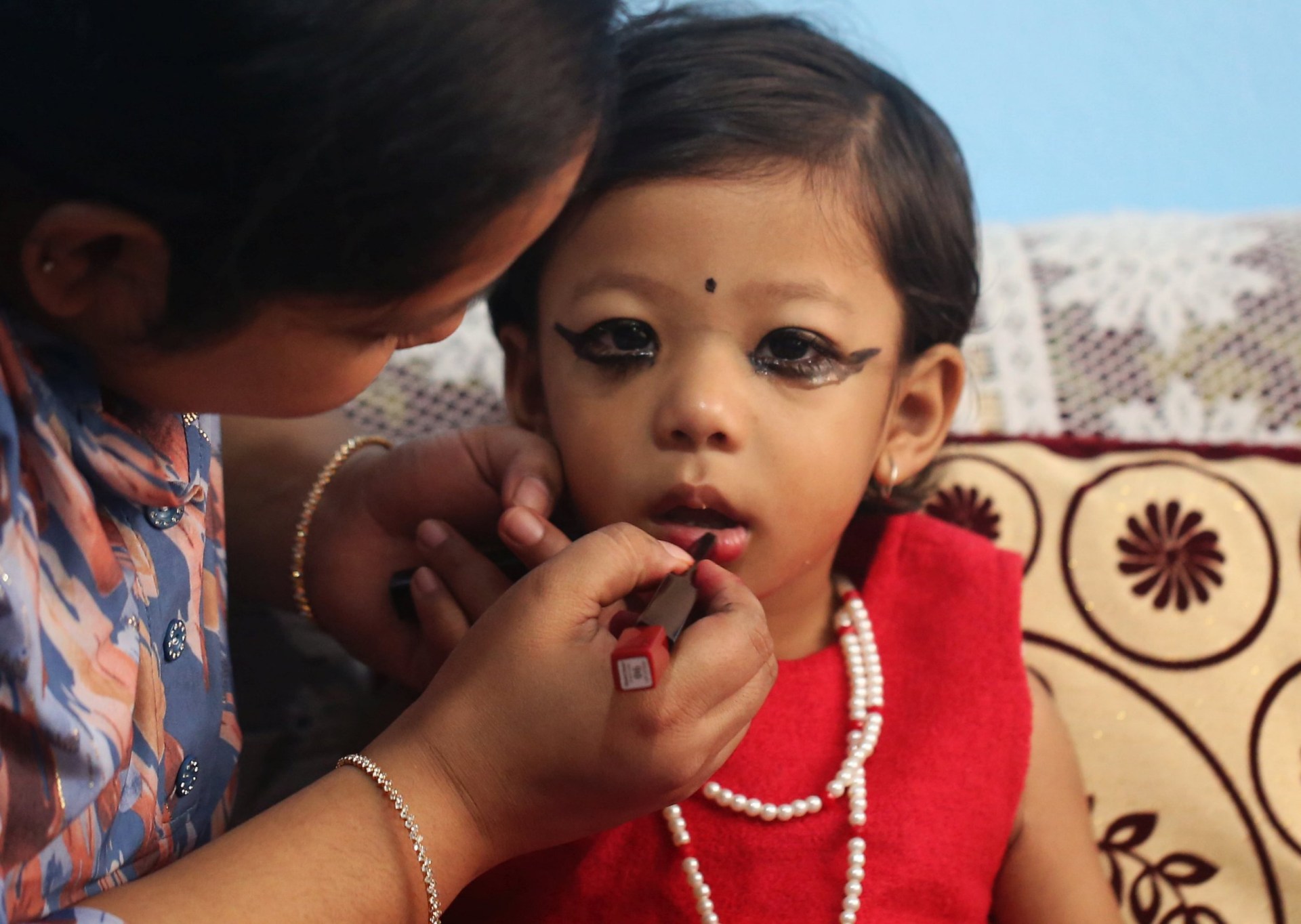 Girl, 2, chosen as new 'living goddess' after test