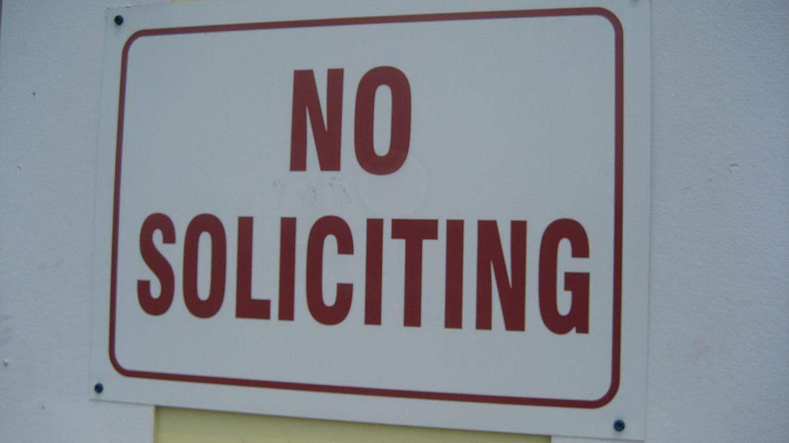 Will my ‘no soliciting' sign stop door knockers? What Kansas law ...