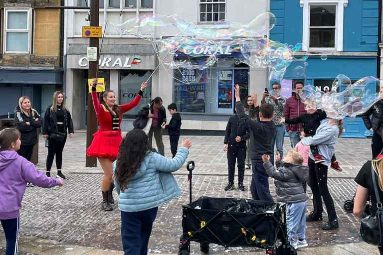 In pictures: Northampton celebrates at fanzone as Red Roses win Rugby ...