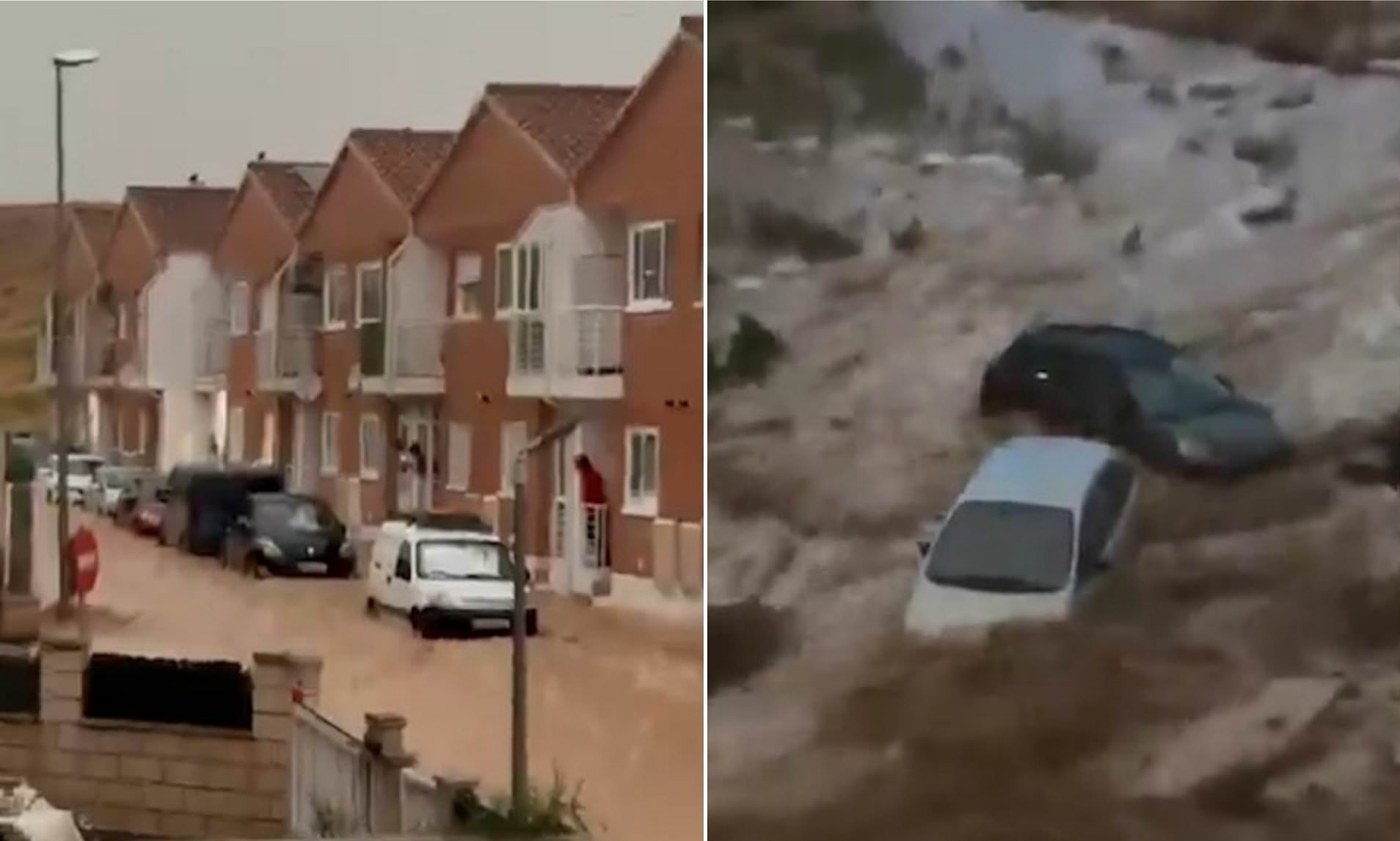 Spain issues red alert weather warning as heavy rain and floods hit the ...