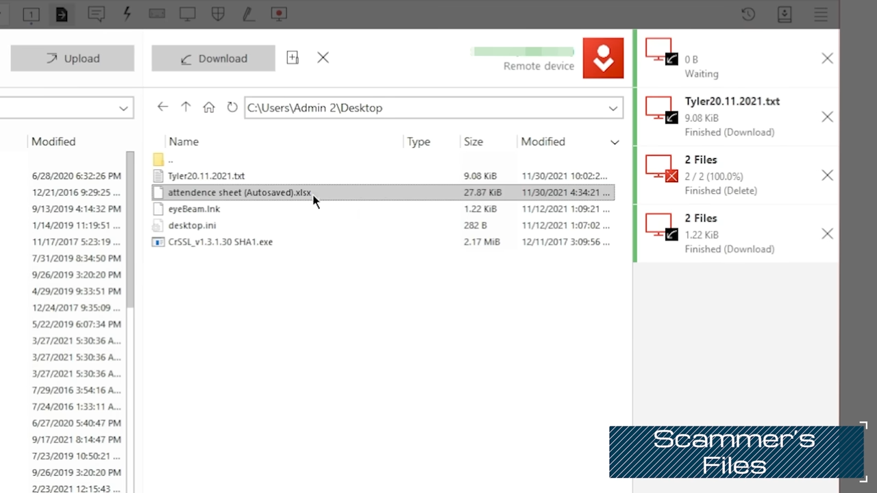 What happens when scammers get scammed