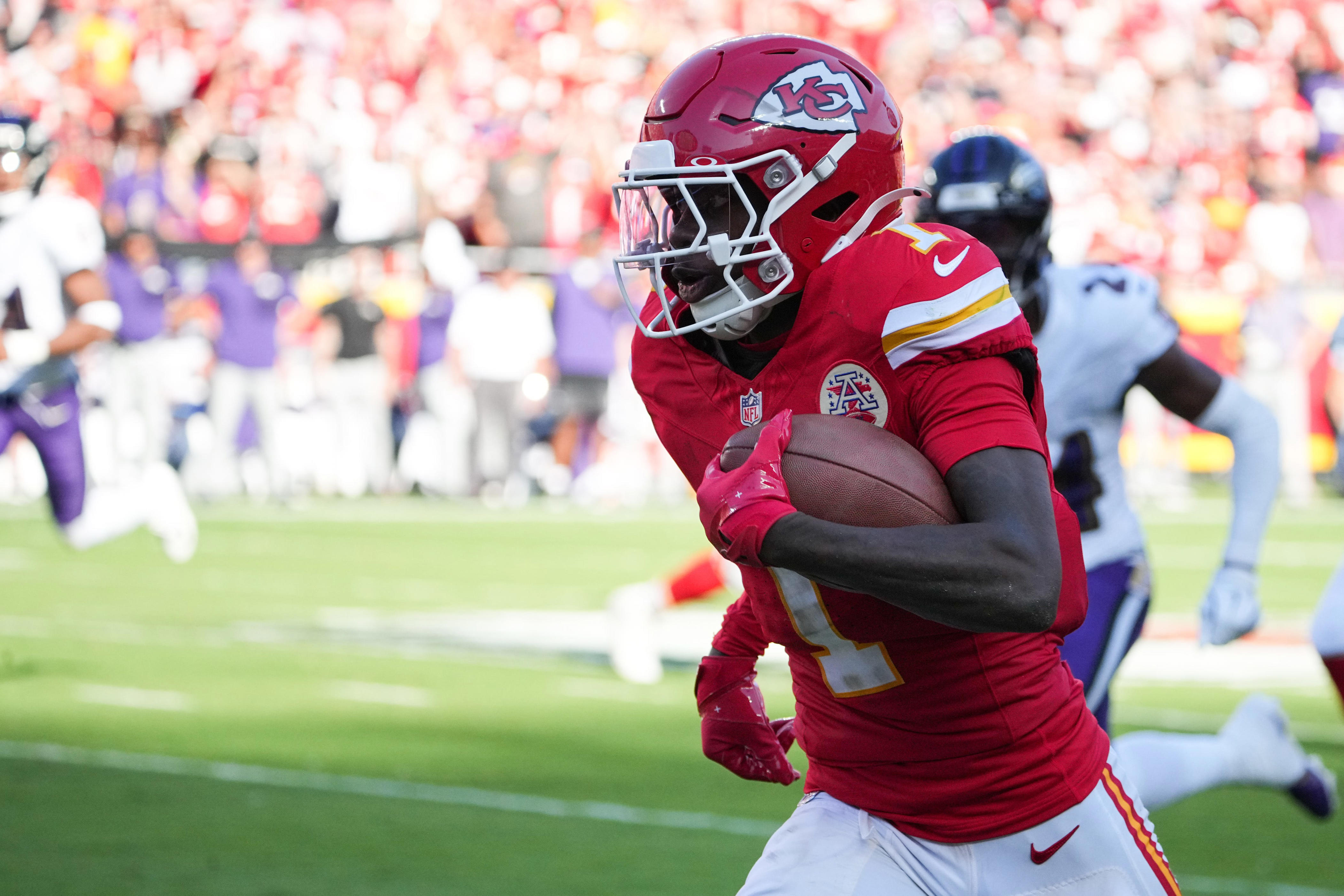 Will Xavier Worthy play vs. Lions? Latest update, news for KC Chiefs WR ...