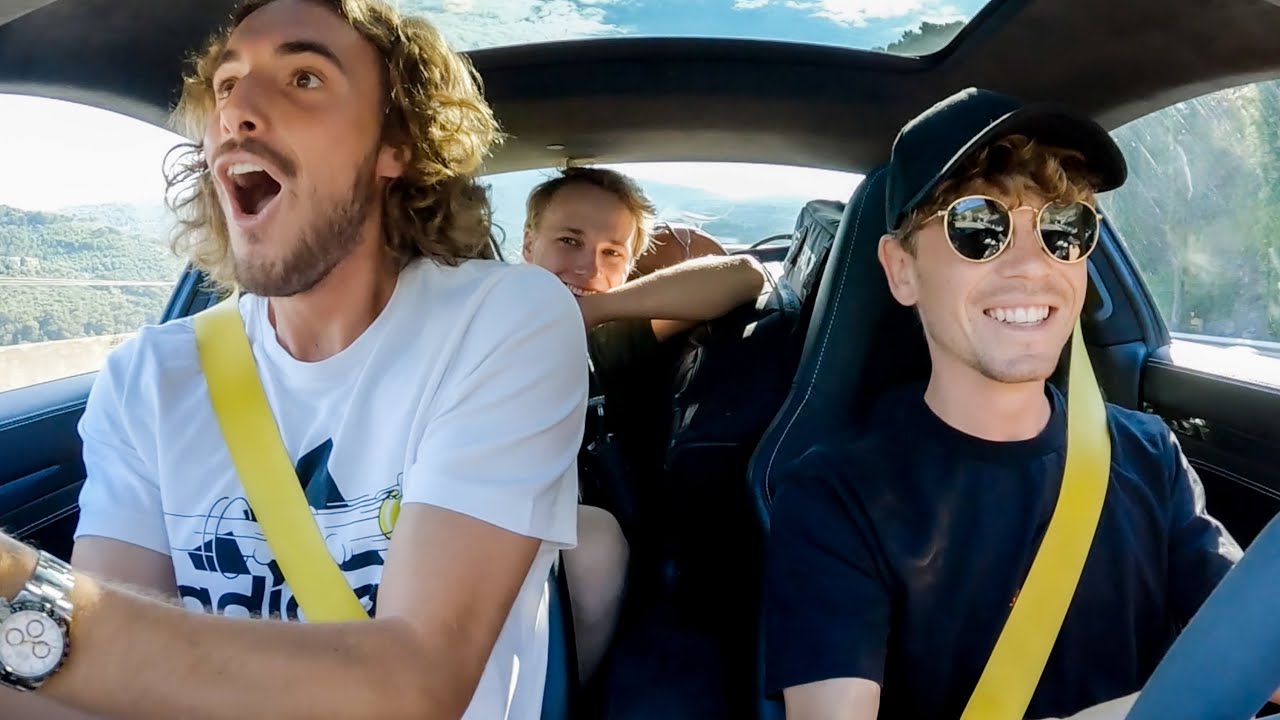 Driving Flat-Out with Stefanos Tsitsipas