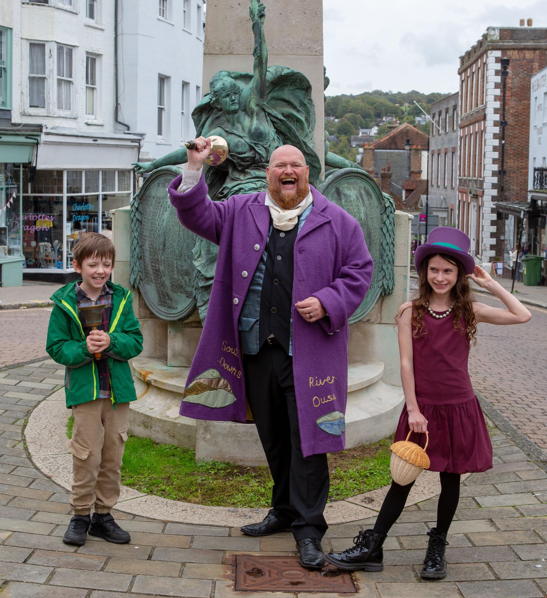 Lewes' Shoutyman: a new attire for our Town Crier