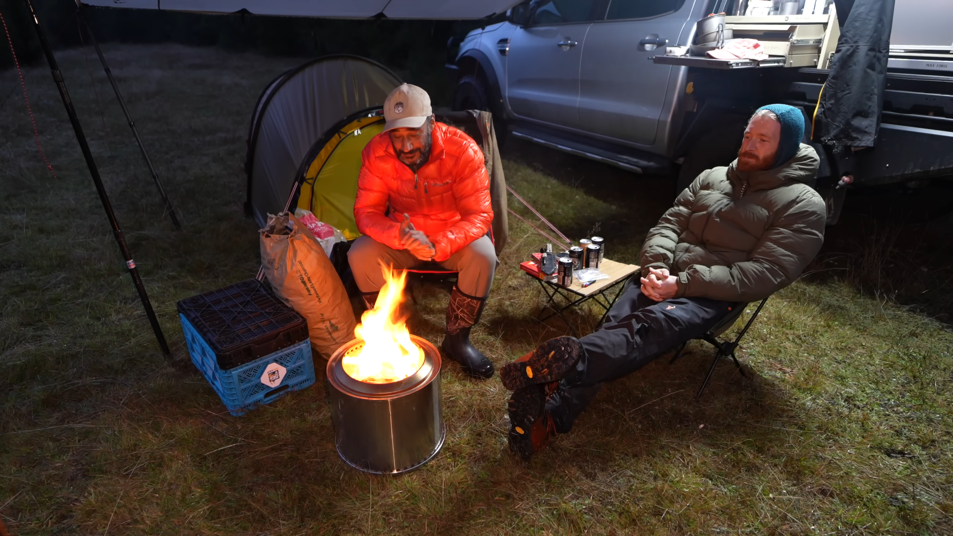 Rain, Beers and a Smokeless Fire with Abel