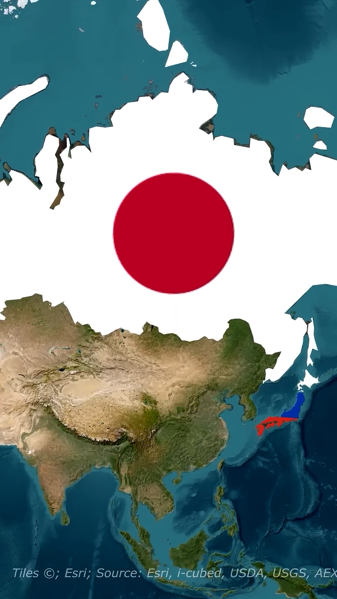 If Russia and Japan Switched Locations