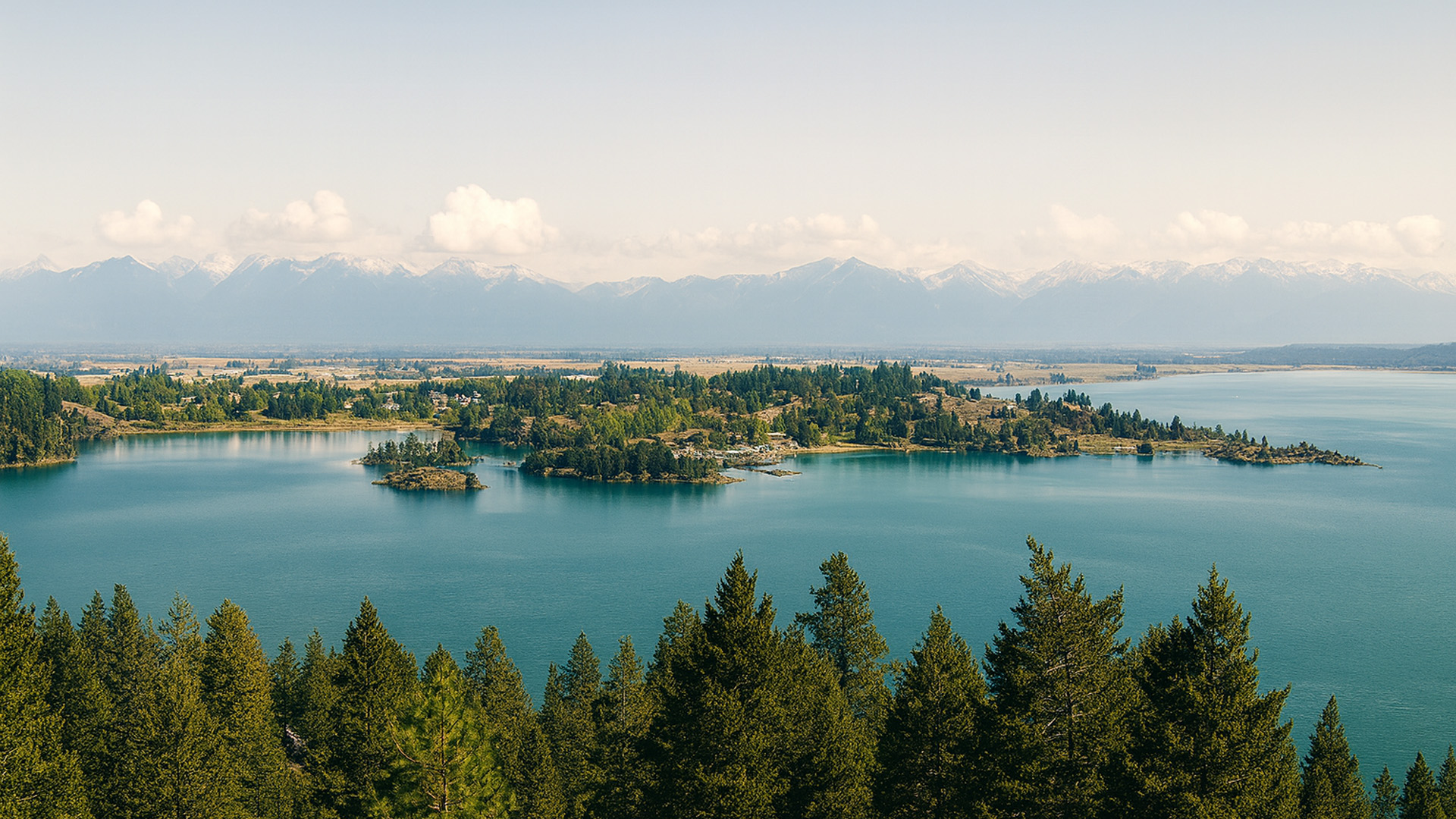 Flathead Lake Montana USA – Rocky Mountains in 4K