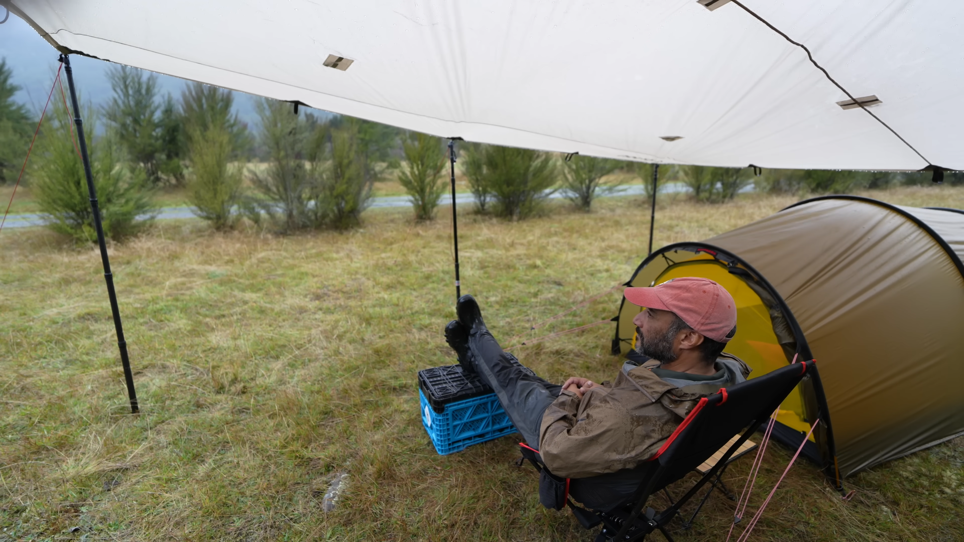 Rainy Forest Camp: Testing Tarp, Tent and a Hidden Streamside Escape