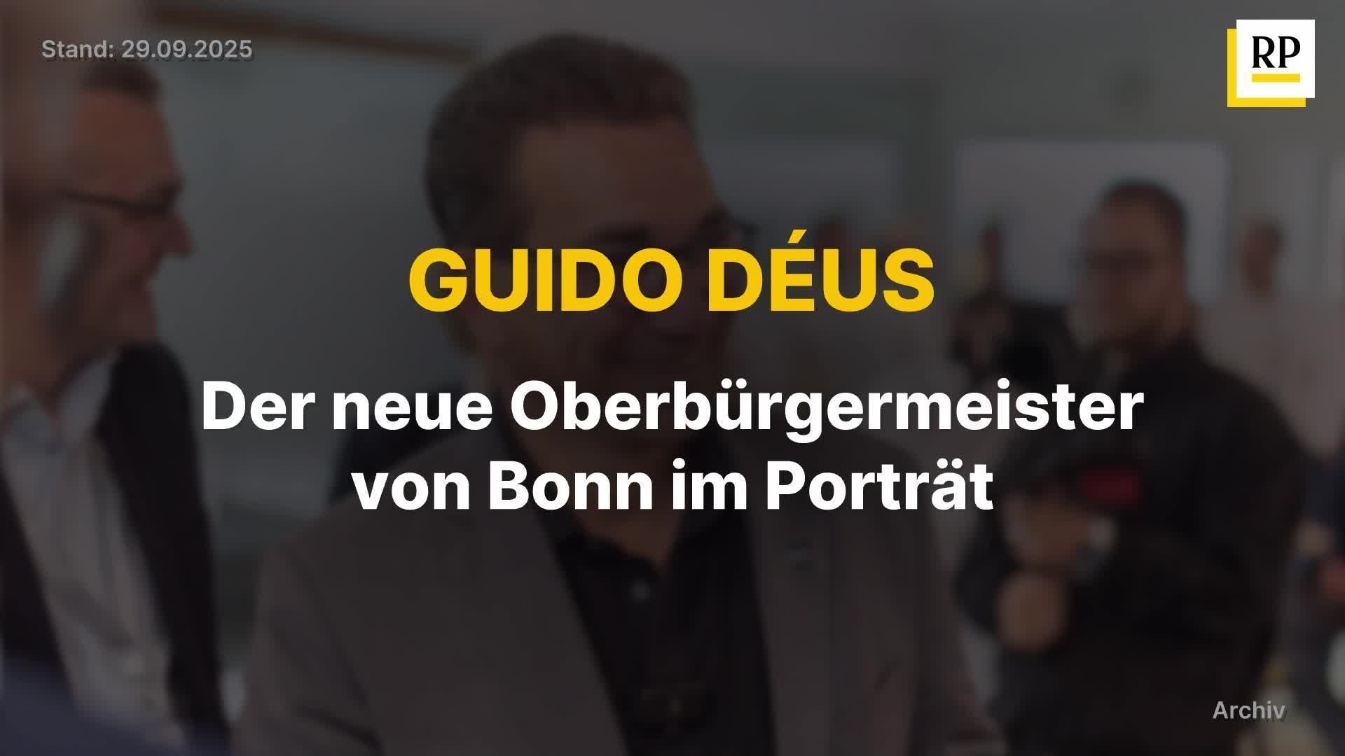 Guido Déus (CDU): Der neue Oberbürgermeister von Bonn im Porträt