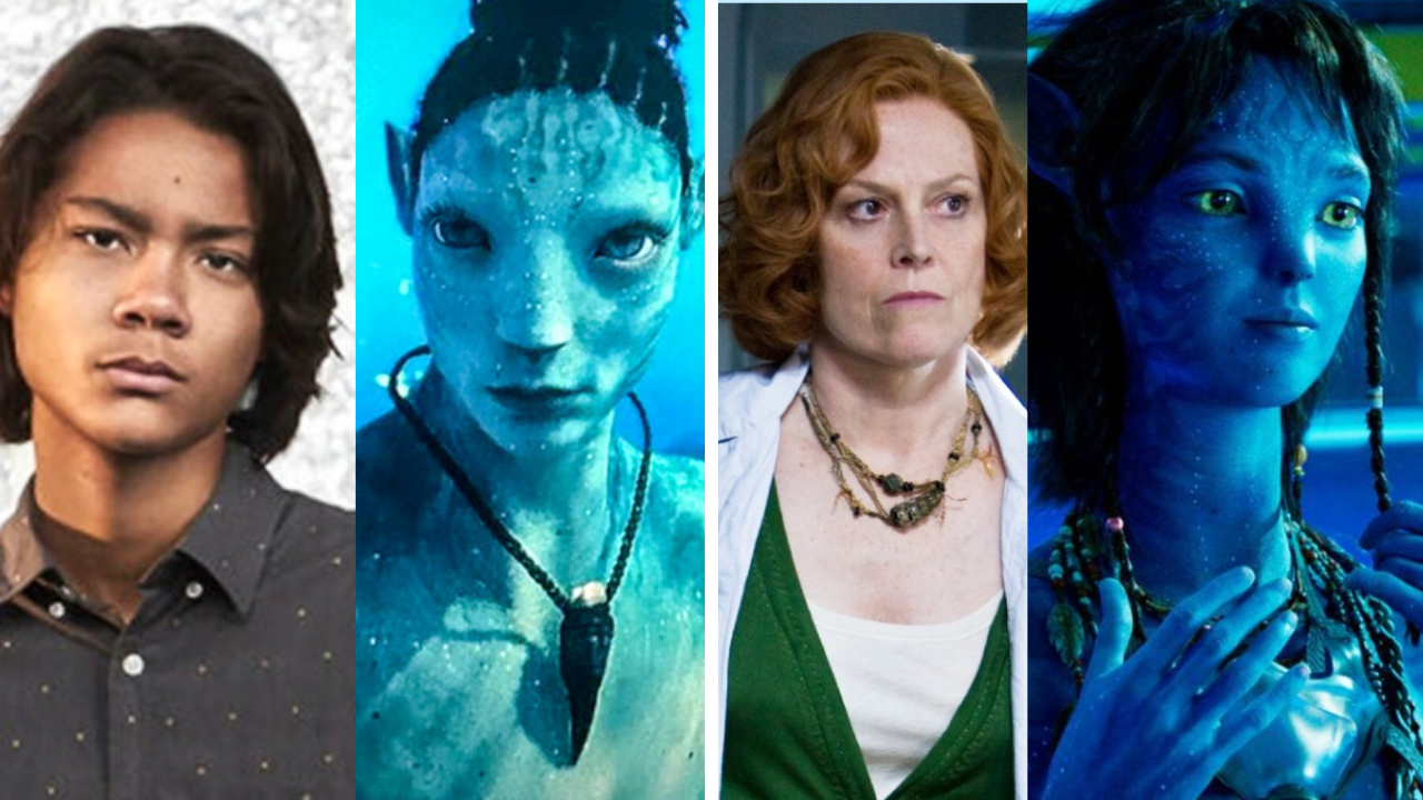 What the avatar cast looks like without the blue