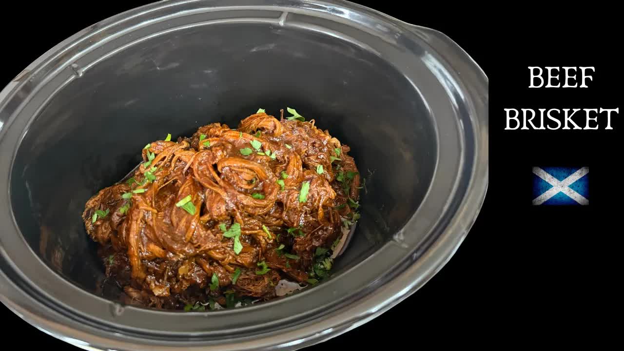 Overnight Beef Brisket! Easy Slow Cooker Recipe | Crockpot Beef Brisket