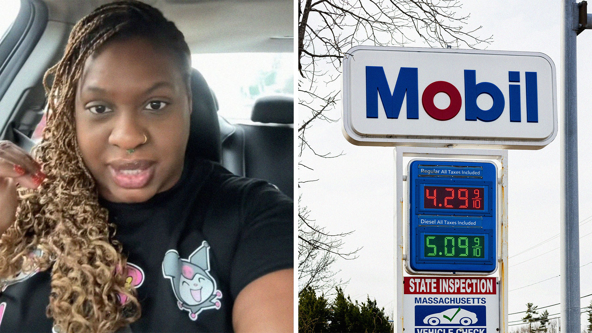 ‘At least Dunkin’ doesn’t rob me’: Pennsylvania woman goes to Mobil gas ...