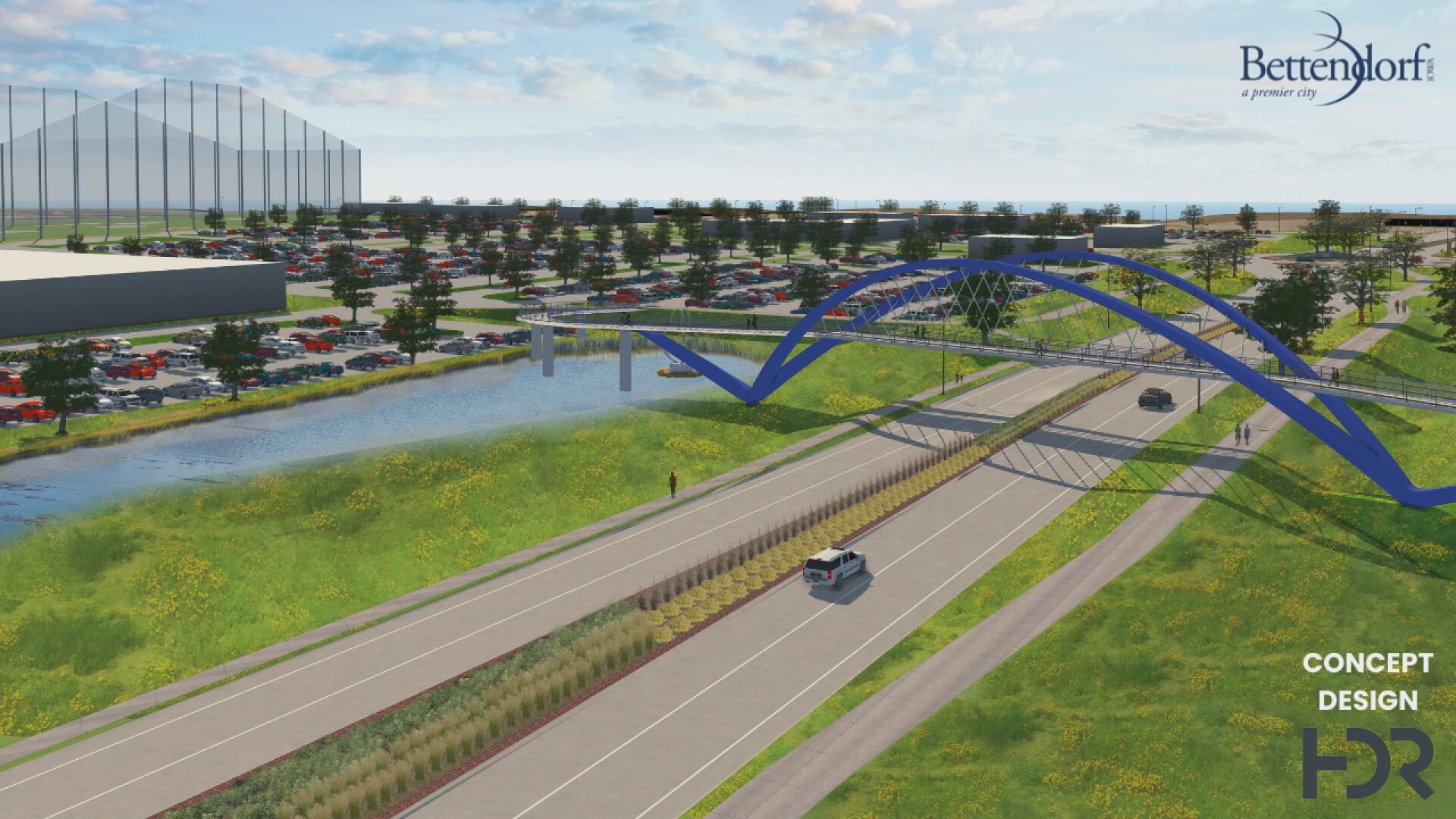 Bettendorf breaks ground on new ‘Gateway Bridge’ pedestrian project