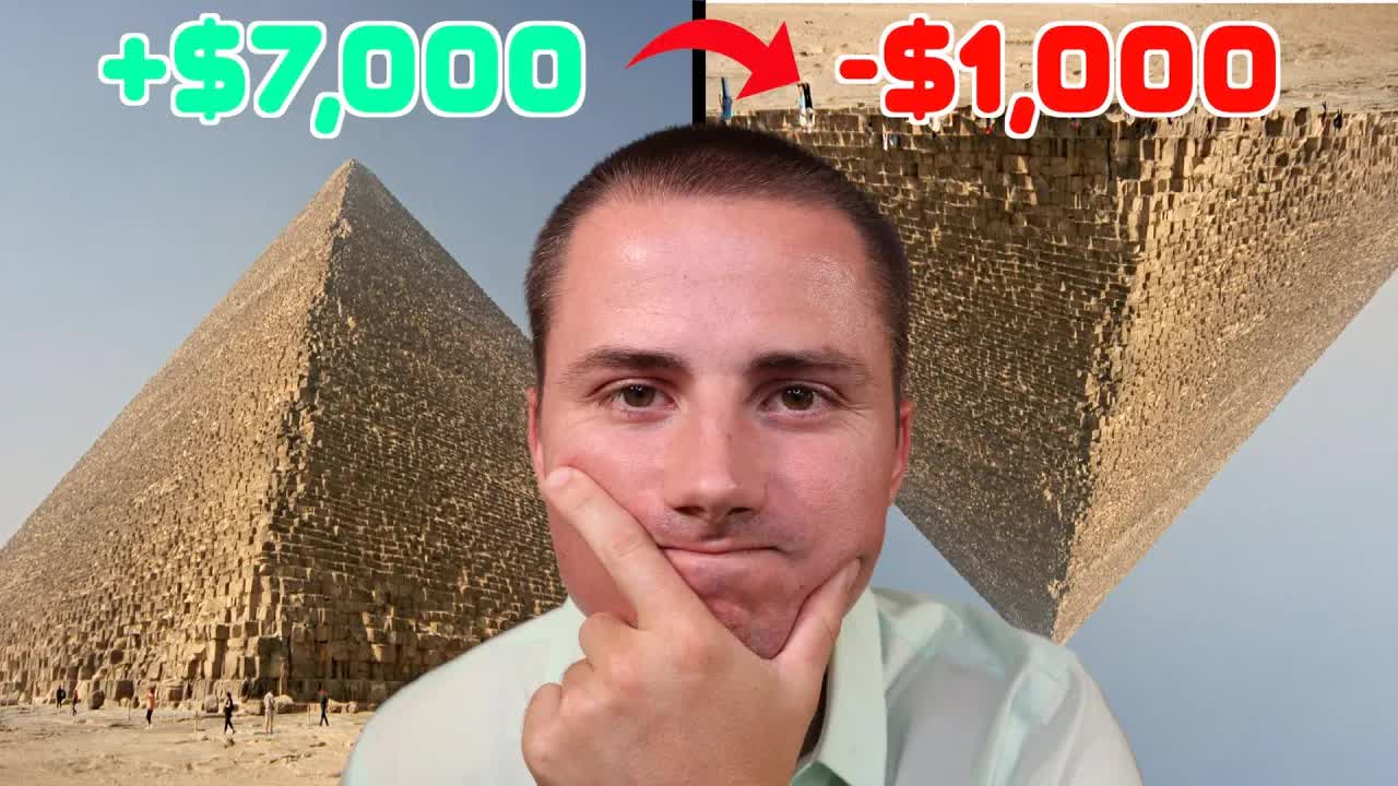 What happens after a pyramid scheme collapses