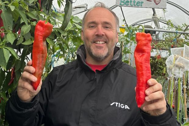 Man claims Guinness World Record after growing ‘longest sweet pepper’
