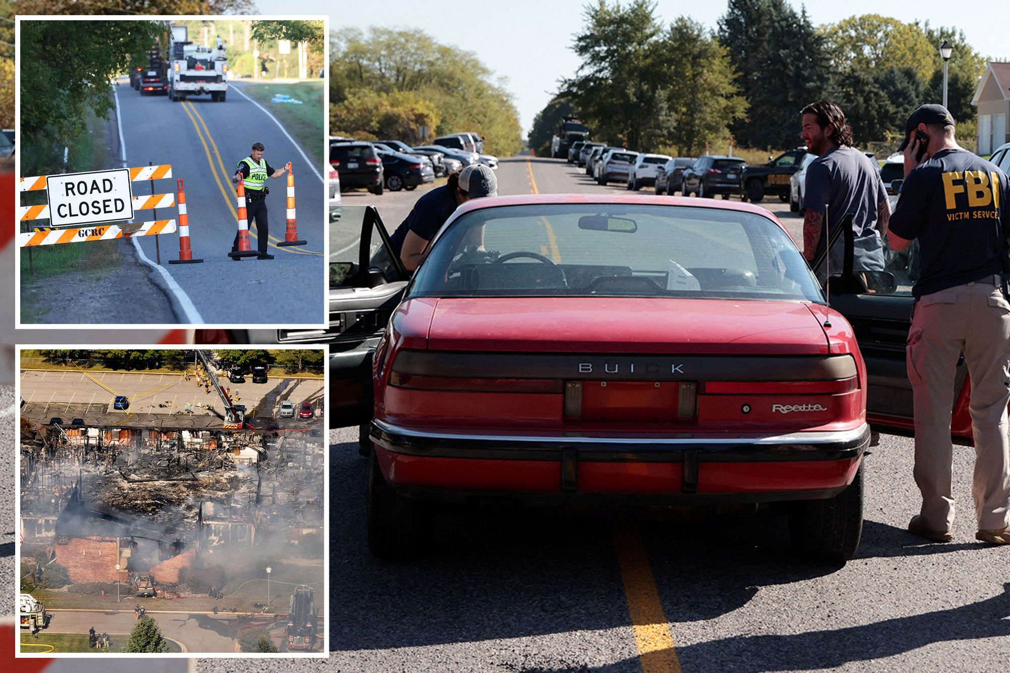 Armed man busted after plowing car through police barricade outside ...