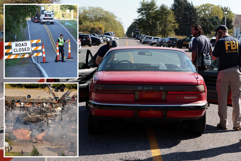 Armed man busted after plowing car through police barricade outside ...