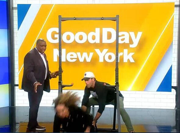 Good Day New York's Rosanna Scotto takes painful fall in awkward live ...