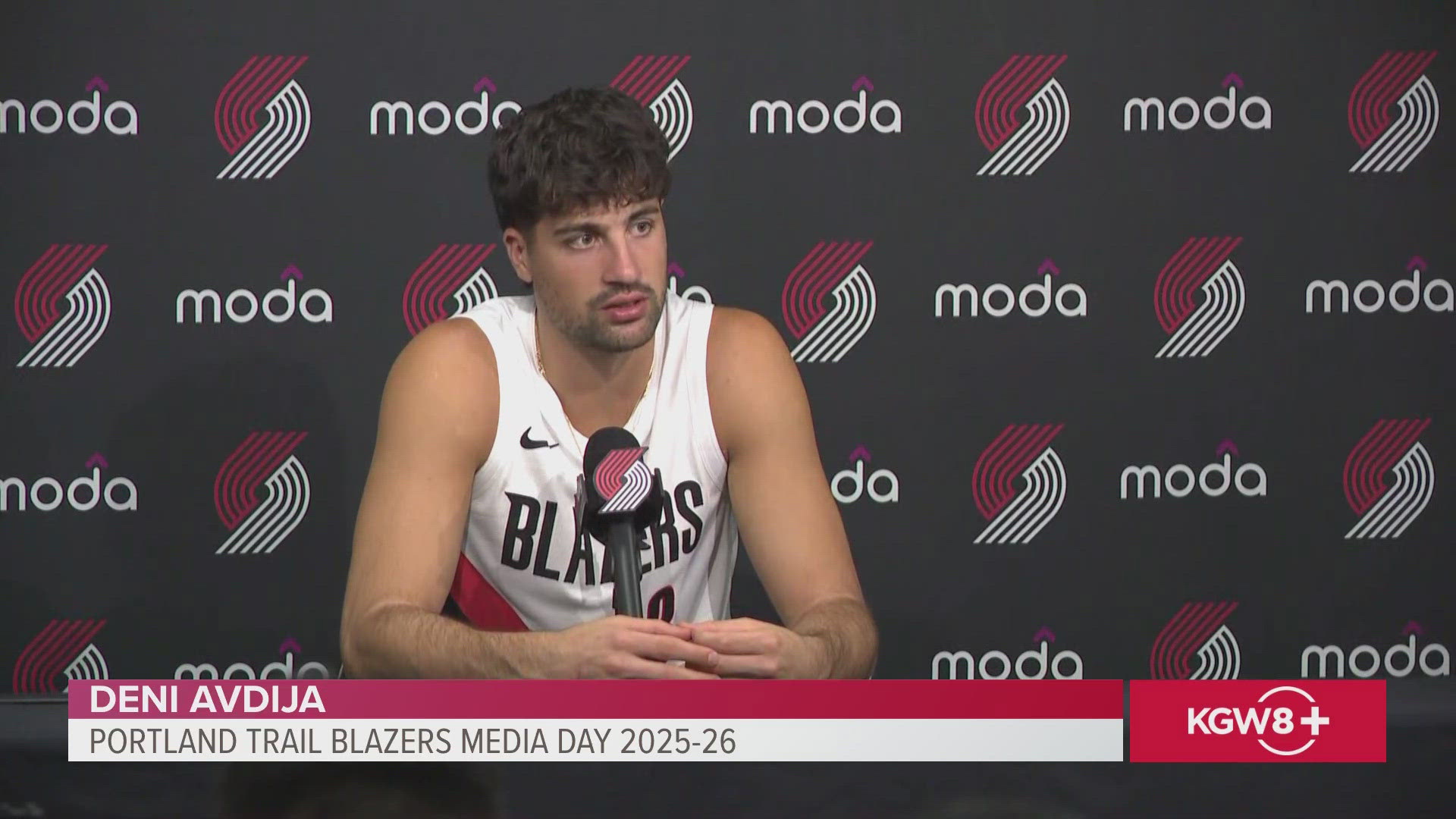 Deni Avdija talks game development | Portland Trail Blazers Media Day