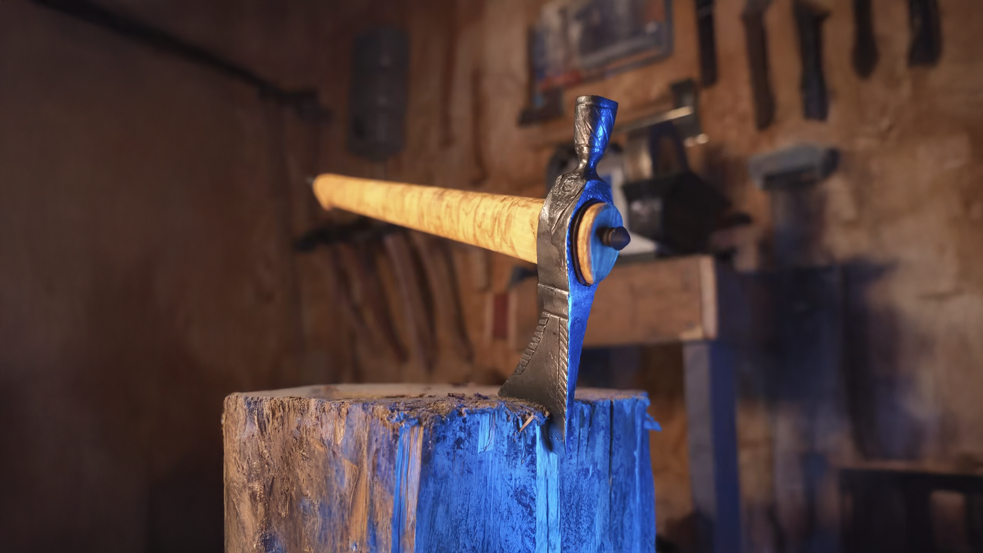 I forged a pipe tomahawk from scratch