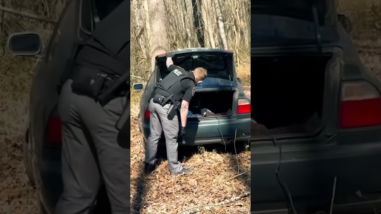 I reported a strange car in the forest 🚔