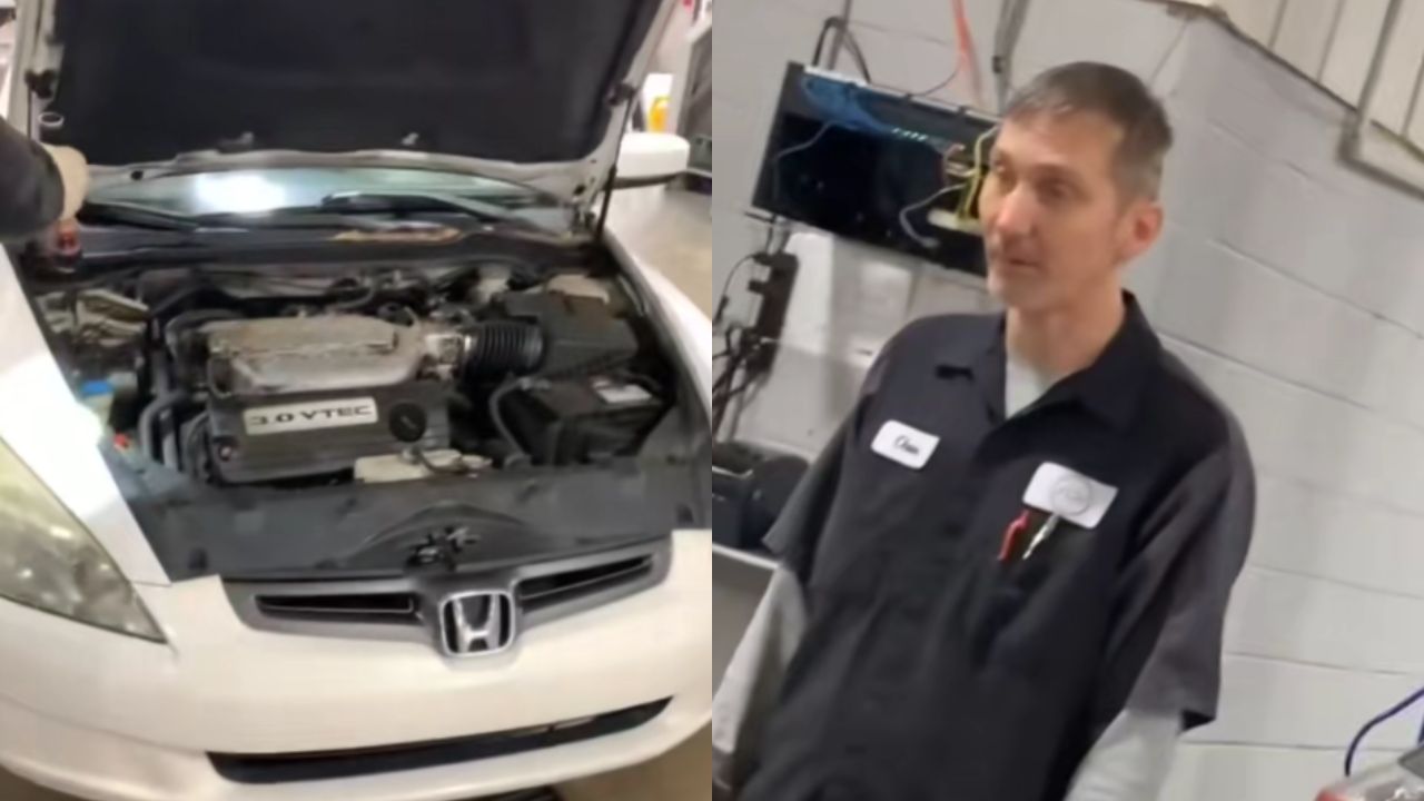 Mechanics are shocked after the engine “jumps” out of the car in viral ...