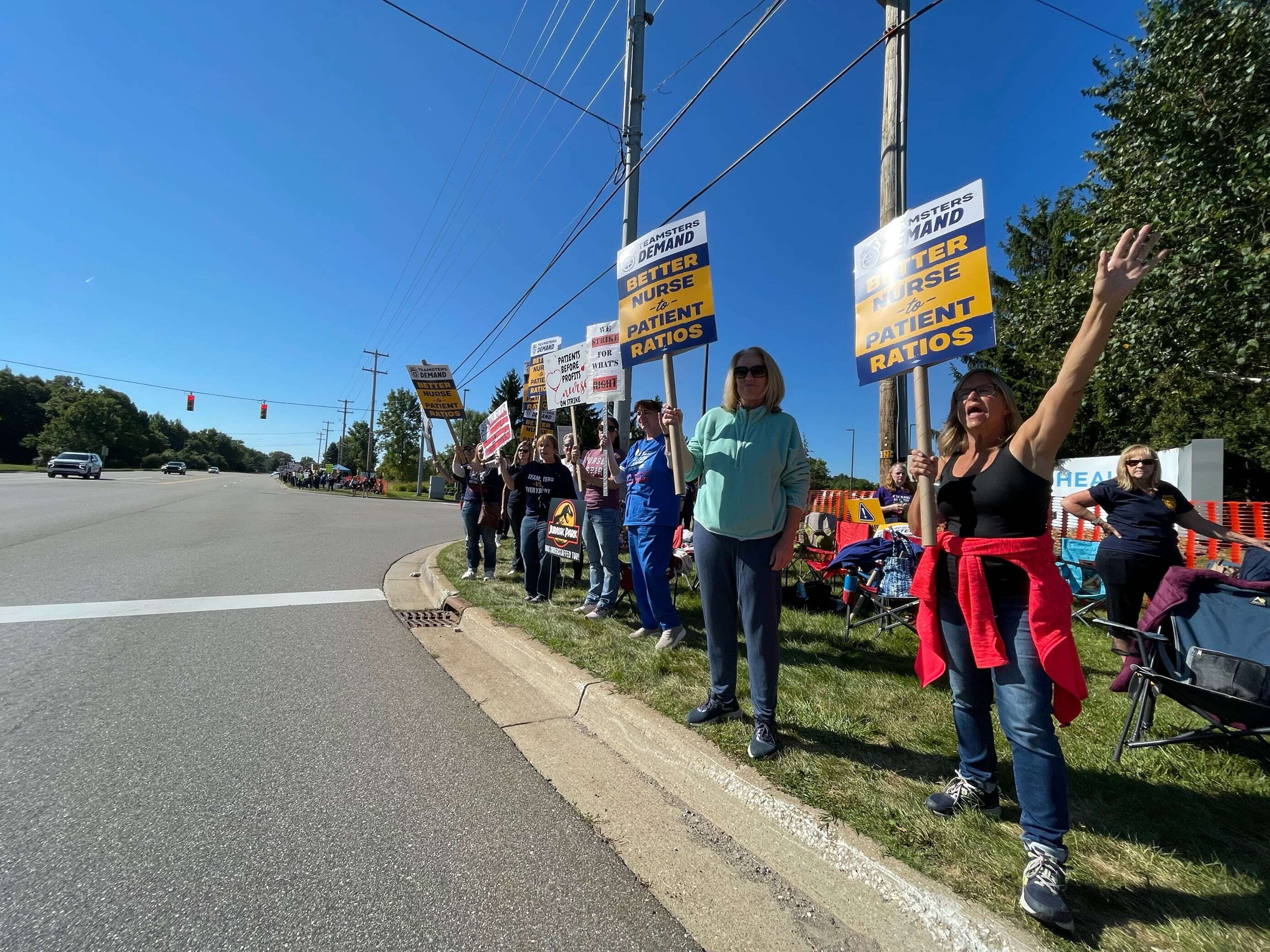Striking nurses turned away from church shooting response at Michigan ...