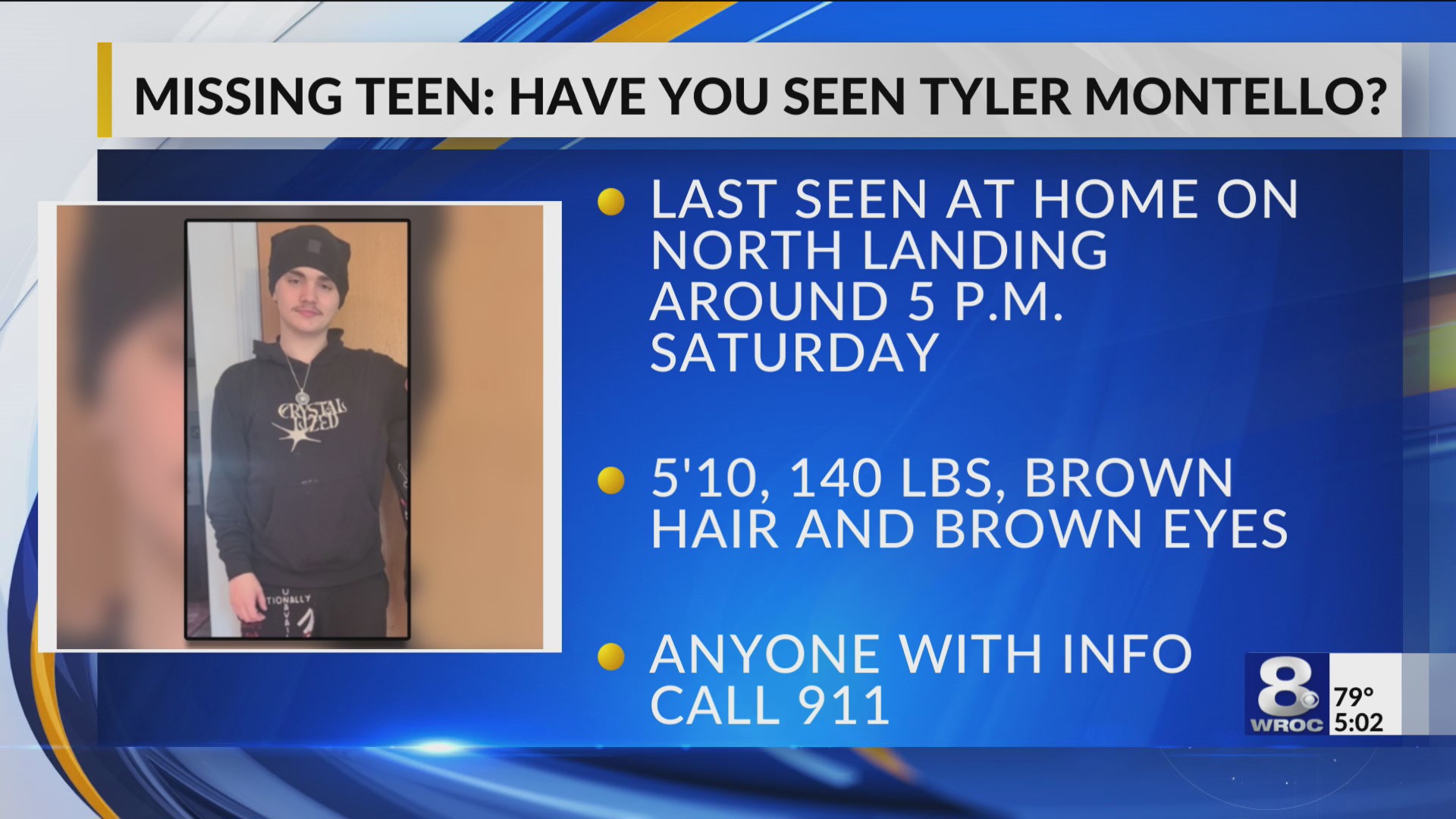 Missing teen: Have you seen Tyler Montello?