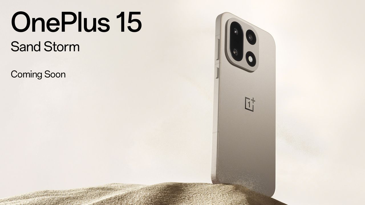 Don't be fooled by its looks, the OnePlus 15's Sand Storm color is ...