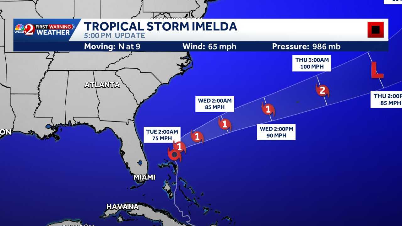 Tropical Storm Imelda ﻿bringing rip current threats to Florida coast