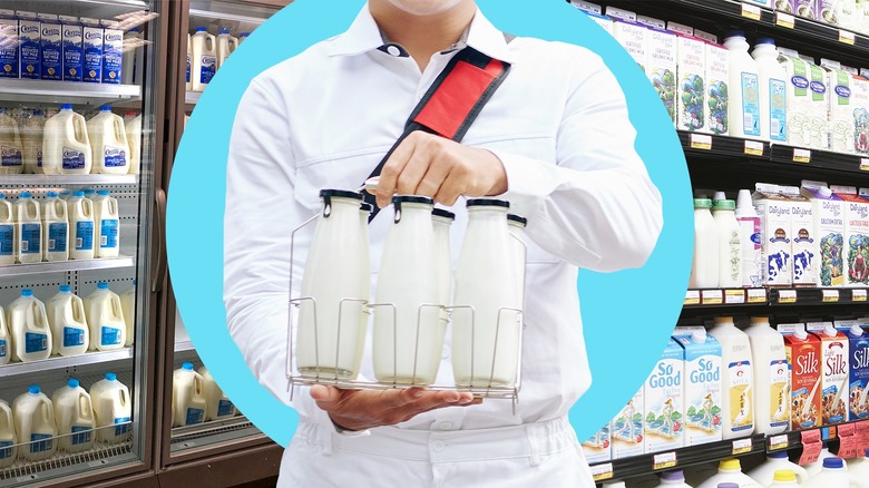 Before store-bought milk was a thing, there was the milkman