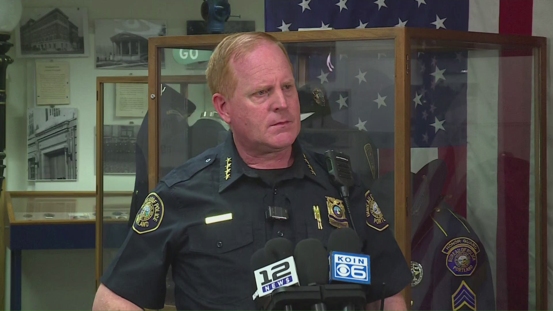 PPB Chief Bob Day press conference on actions at ICE facility