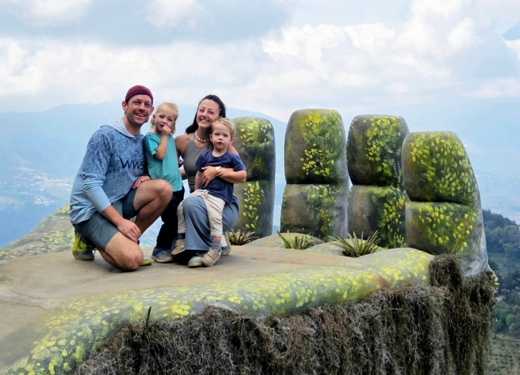 Family of four traveling the world on a $40-a-day budget
