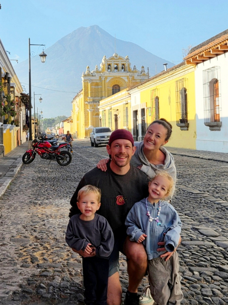 Family of four traveling the world on a $40-a-day budget