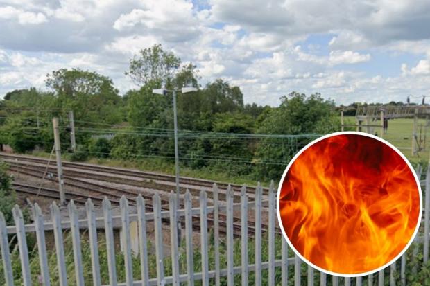 Railway embankment blaze in Shoebury tackled by fire crews