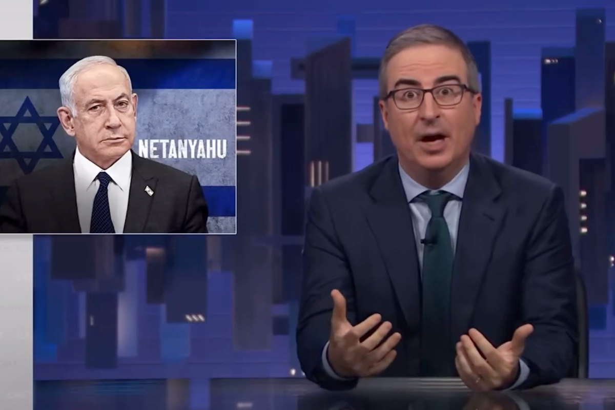 John Oliver rages at ‘desperate SOB’ Netanyahu for nearly entire show ...
