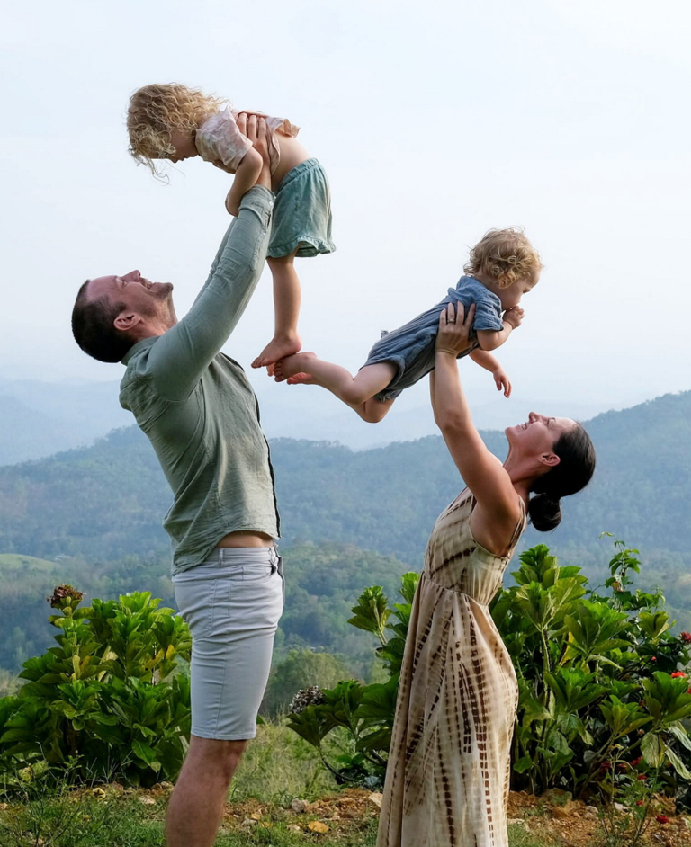 Family of four traveling the world on a $40-a-day budget