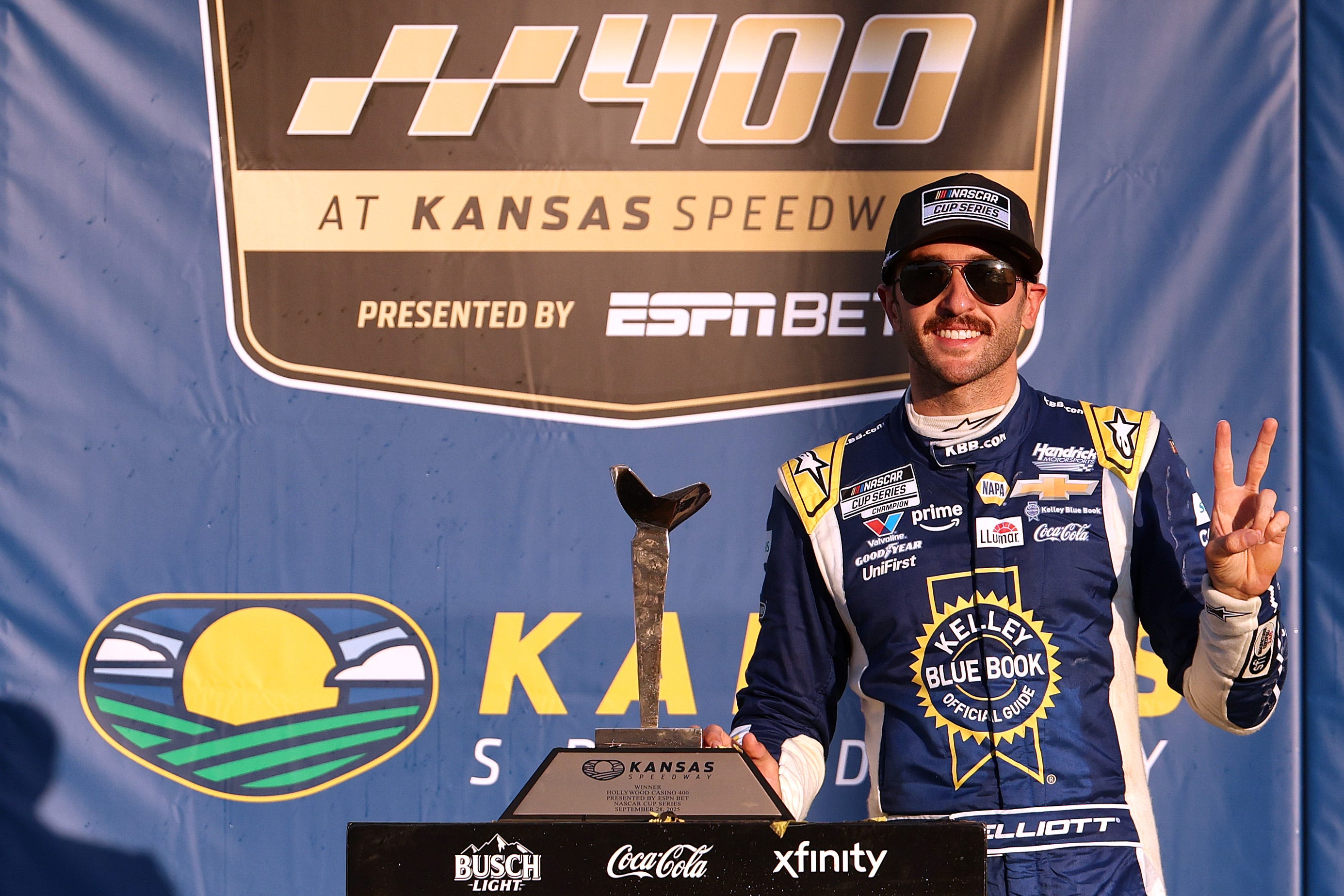 Chase Elliott discusses shocking NASCAR Cup playoff win at Kansas in 2025