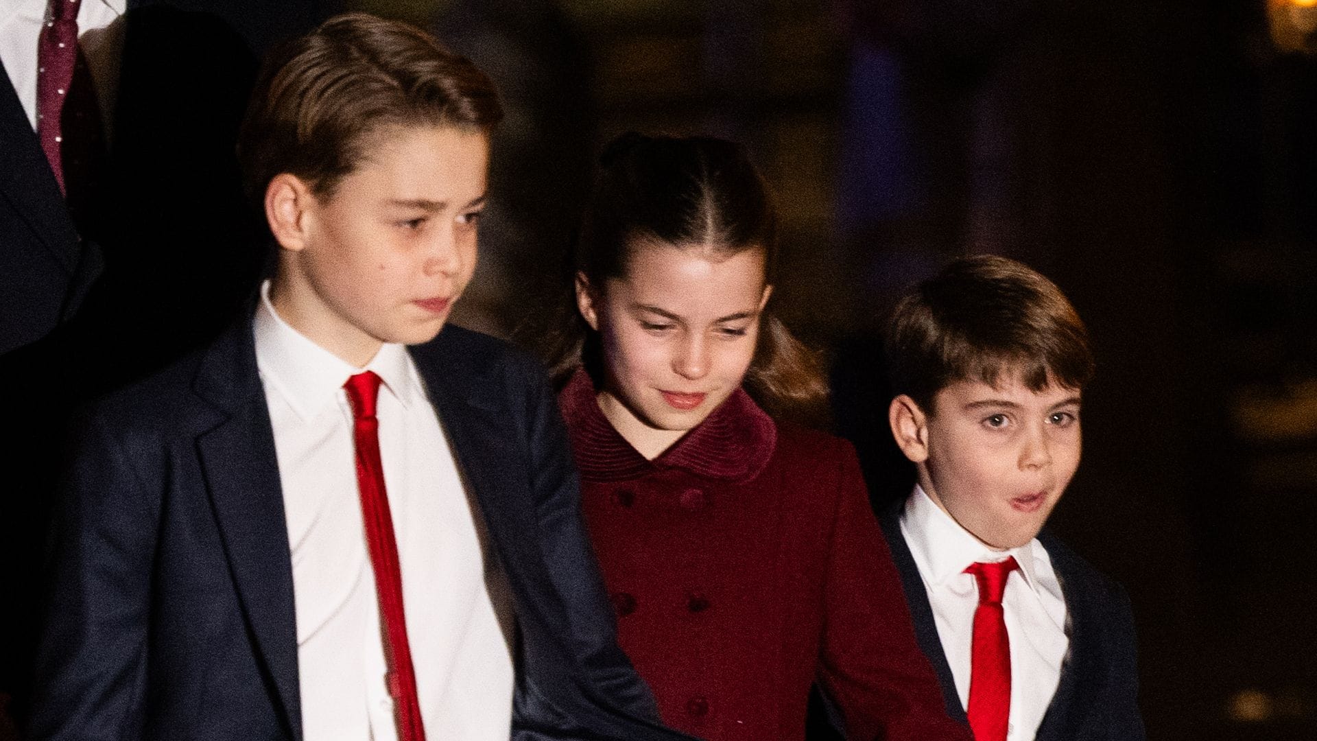 Prince George, Princess Charlotte and Prince Louis visit set of HBO TV ...