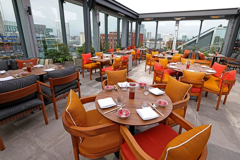 Inside the glamorous rooftop restaurant with stunning 360-degree views ...