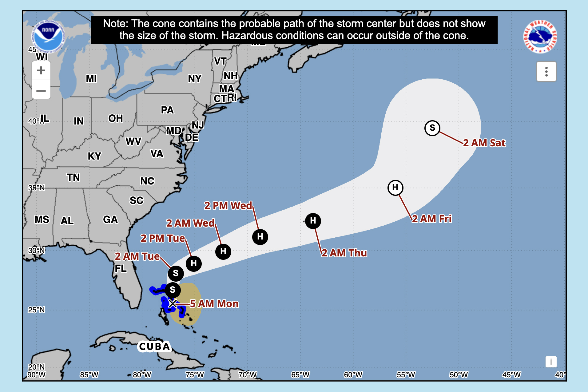 Tropical Storm Imelda tracker: See the projected path as latest ...