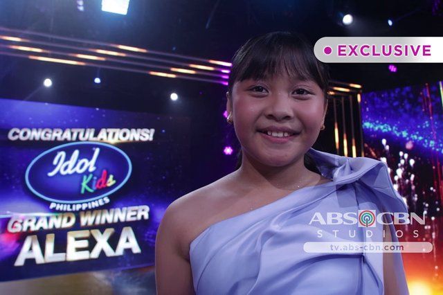 “Idol Kids PH” grand winner Alexa Mendoza shares her prayer before “The ...