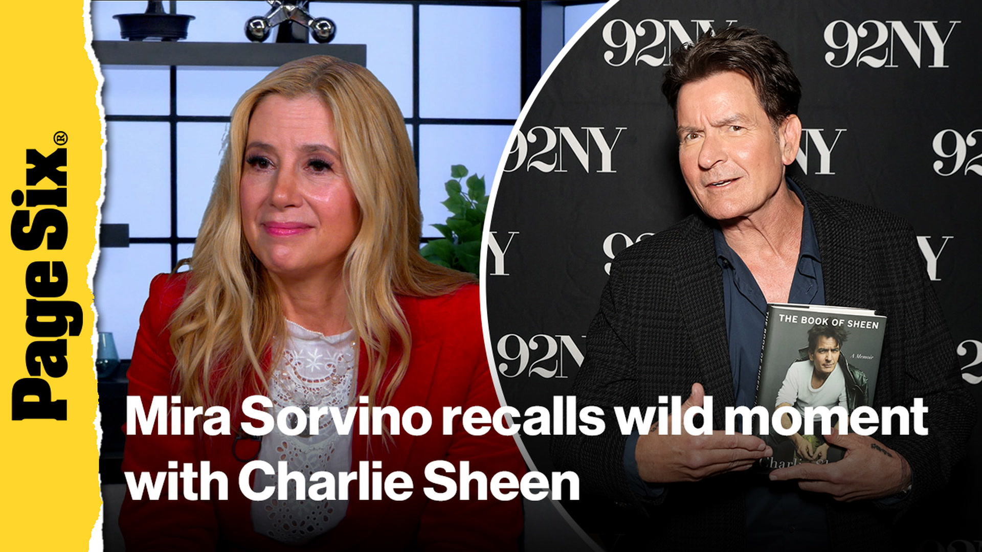Mira Sorvino recalls wild moment when Charlie Sheen proposed to her ...