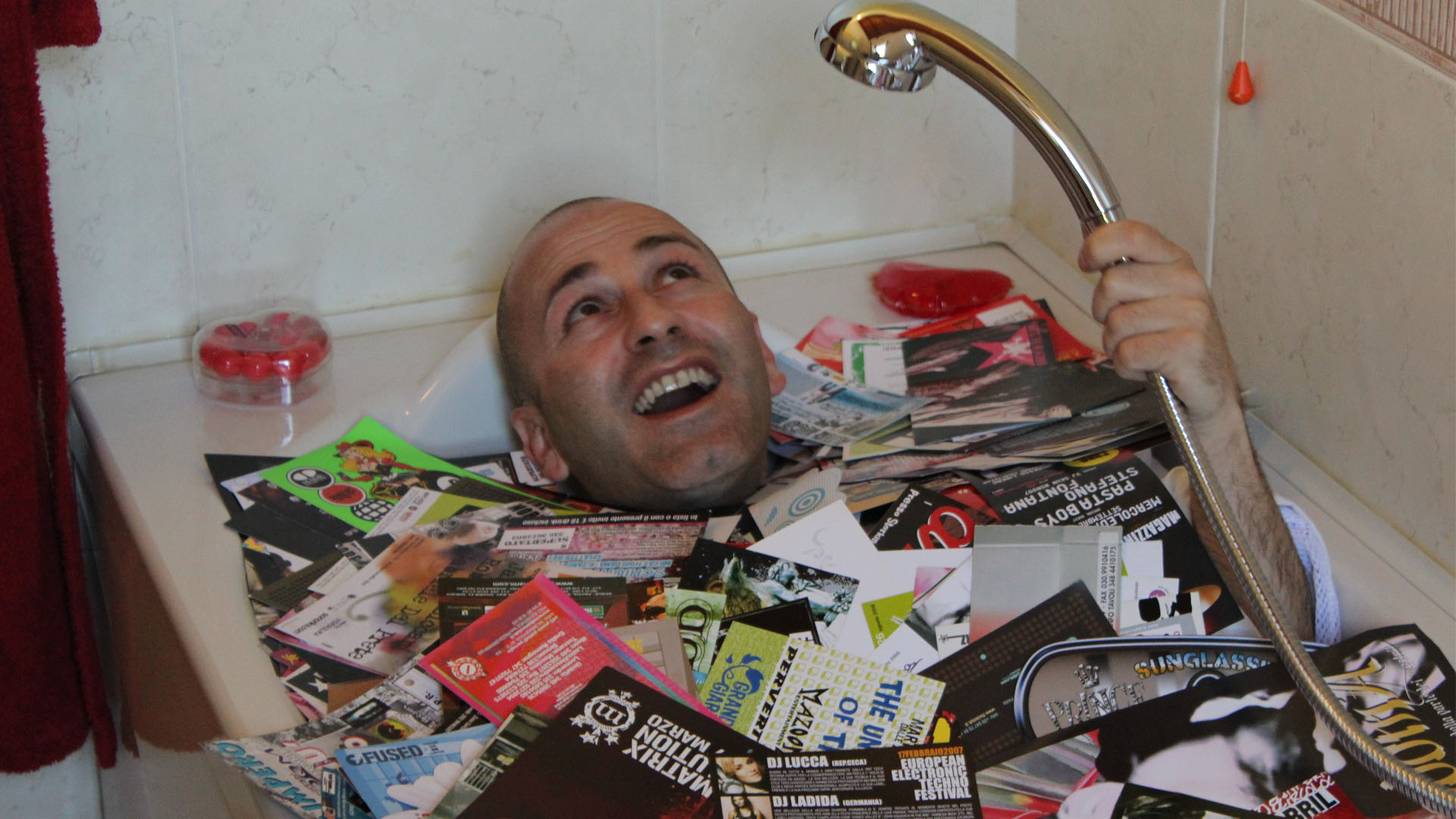 Italian man holds the world’s largest rave and nightclub flyer collection