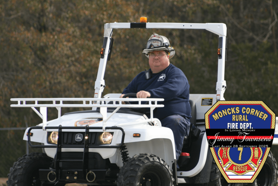 Moncks Corner Rural Fire Department remembers Deputy Chief Jimmy Townsend