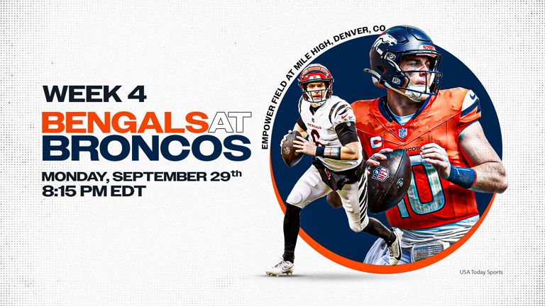 Bengals vs. Broncos live updates, score: Highlights, analysis Week 4